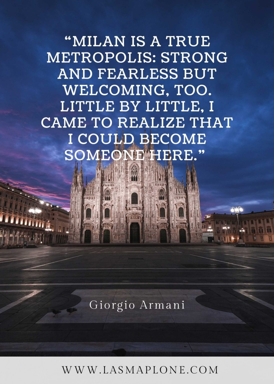 120+ Best Milan Quotes and Milan Instagram Captions - Lasma Plone