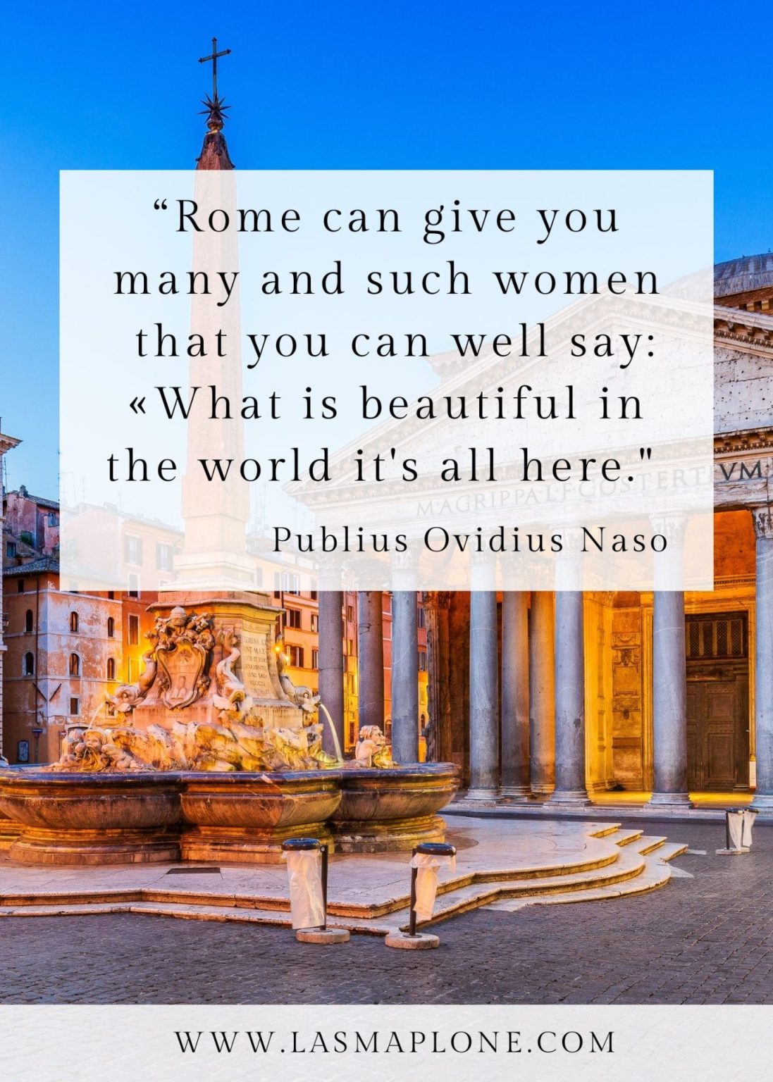 160+ Best Rome Quotes and Rome Instagram Captions - Lasma Plone